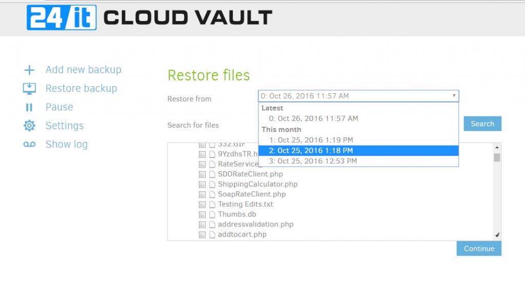 Cloud Vault – Online Backups | Same Day Computer